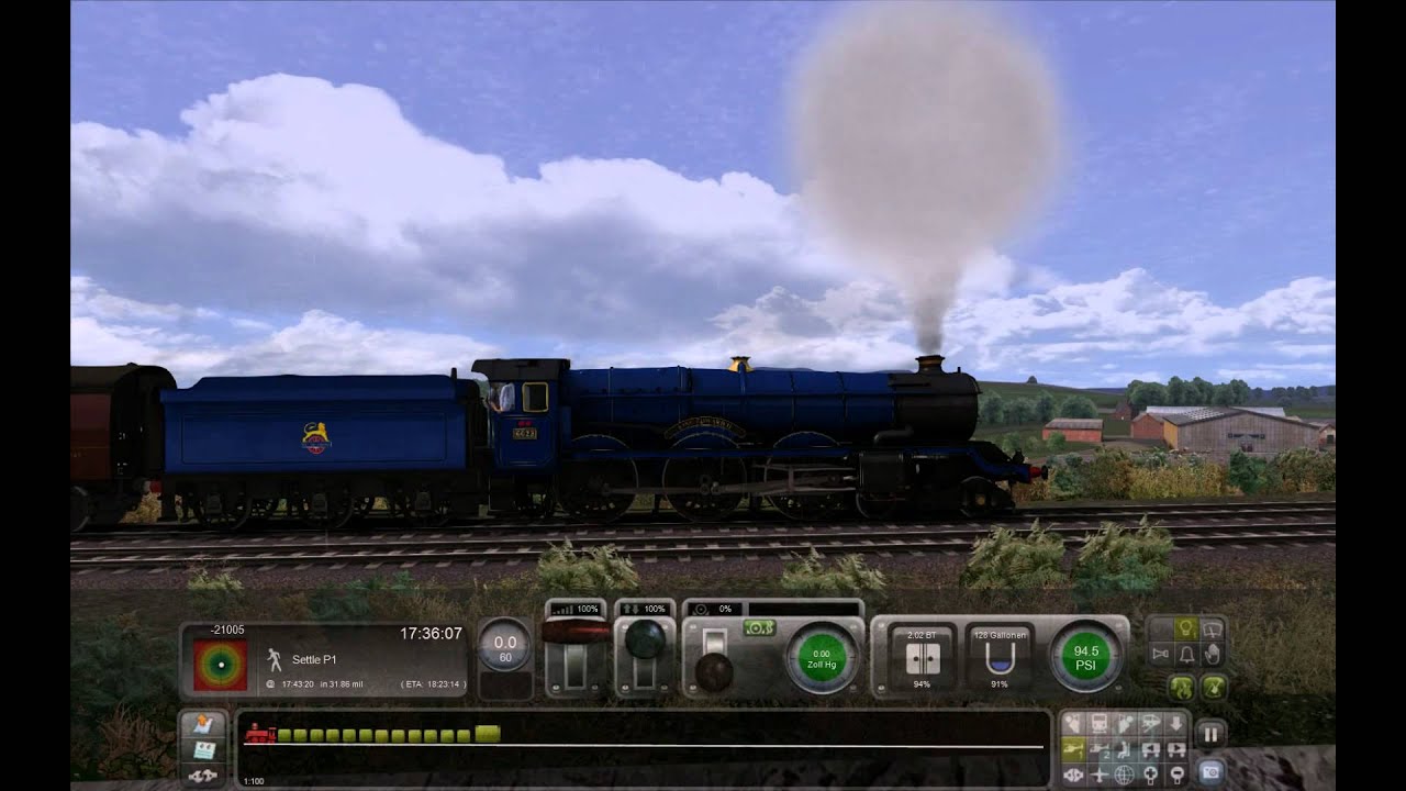 RailSimulator Train Simulator #040 GWR King 6023 Und mühsam schleiche ...