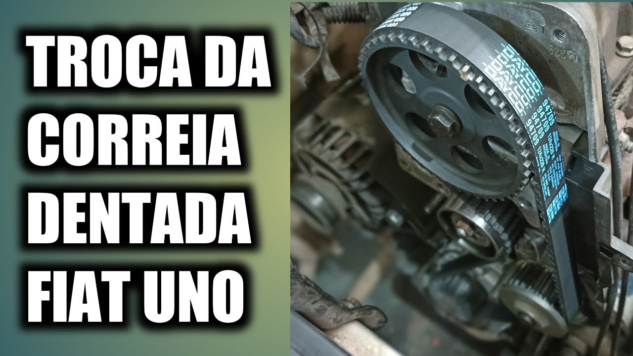 Uno Fire Troca da correia dentada / Uno Fire Timing Belt Replacement ...