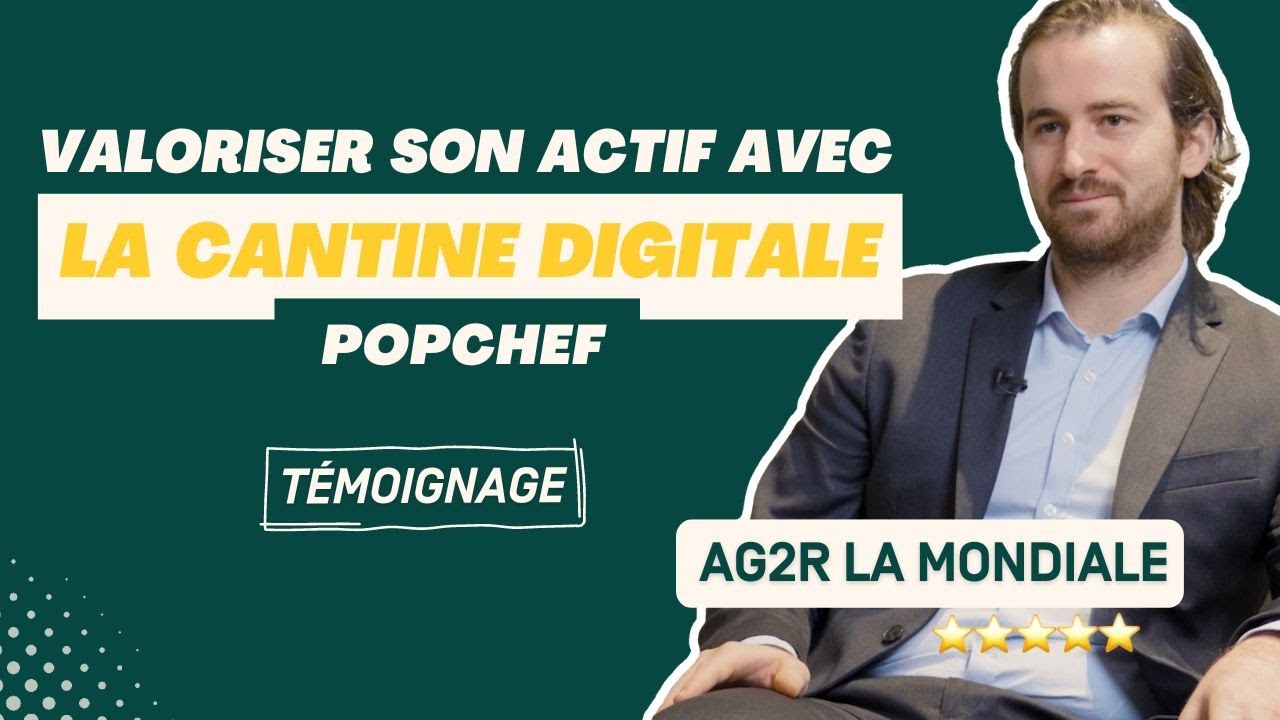 Valorisez vos actifs avec la cantine digitale Popchef - YouTube