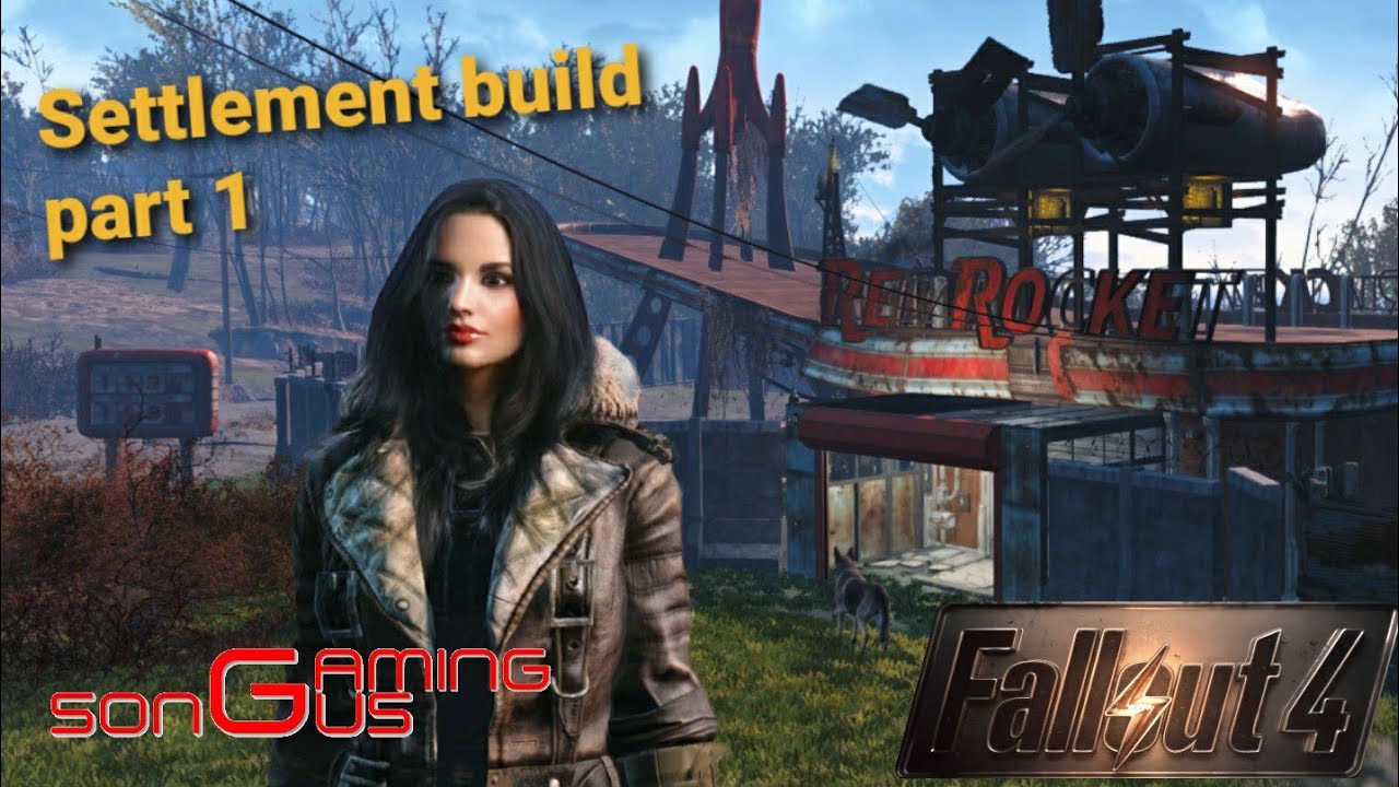 Fallout 4 | Red Rocket Settlement build part 1 - YouTube