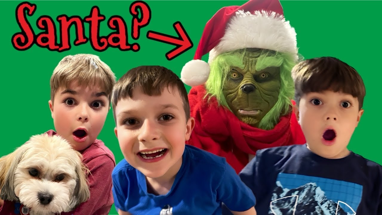 Ninja Kids Vs The Grinch - YouTube