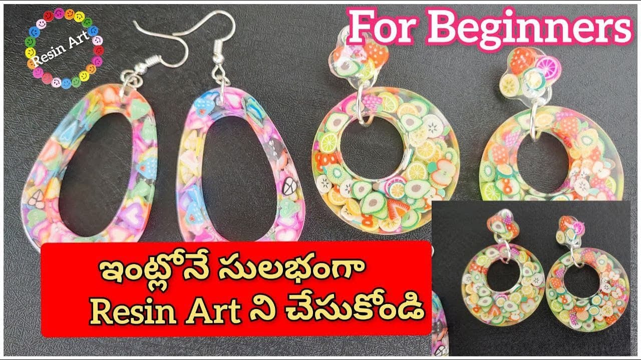 Resin Art for Beginners || Resin Art in Telugu // Resin Art || Resin ...