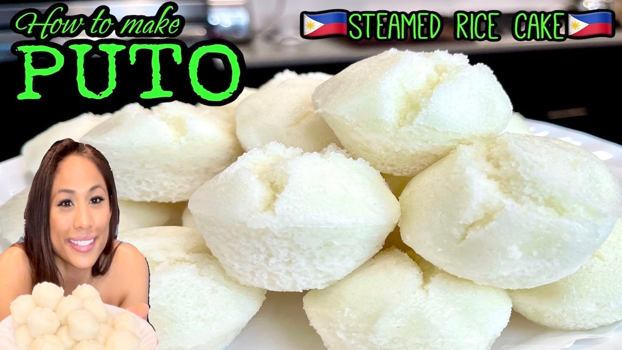 Puto (Filipino Steamed Rice Cake) | Putong Bigas Using Blender - YouTube