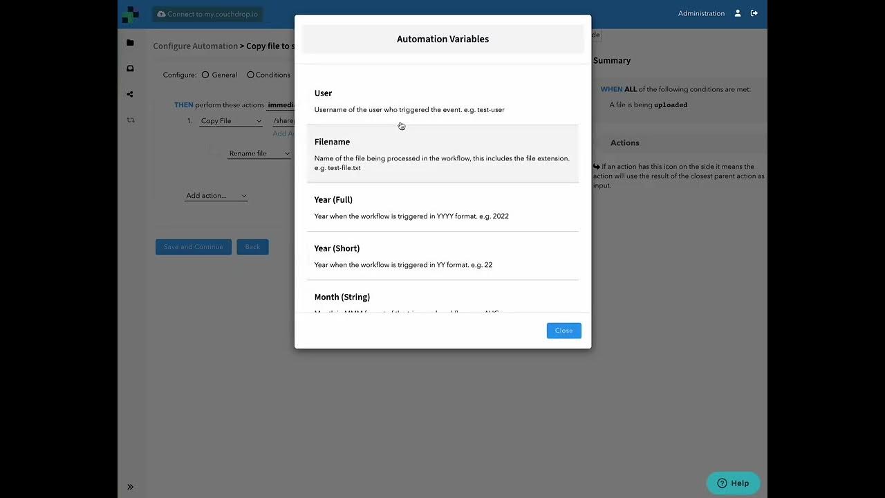 Couchdrop Automations Intro and Demo - YouTube