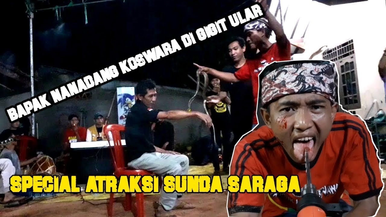 PART 1 SENi ATRAKSI ULAR DAN DEBUS SUNDA SARAGA - YouTube