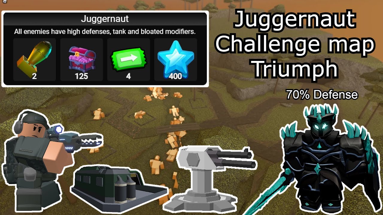 Tds, Juggernaut Challenge map Triumph - YouTube
