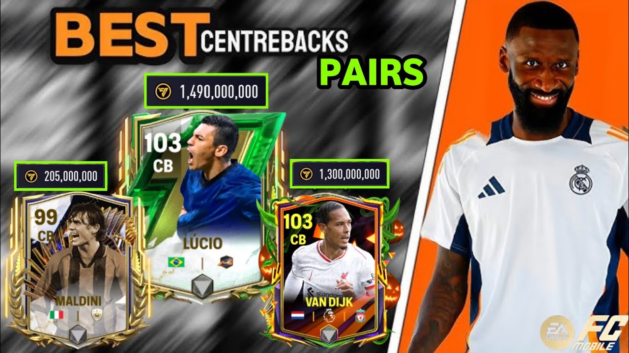 TOP 5 BEST CB DUO IN YOUR BUDGET🔥 BEST CENTER BACK DUO IN FC MOBILE ...