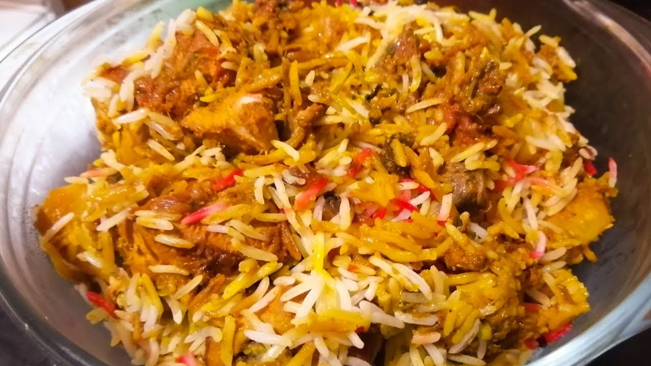 Chicken biryani in new and easy style by Indian south african mom - YouTube