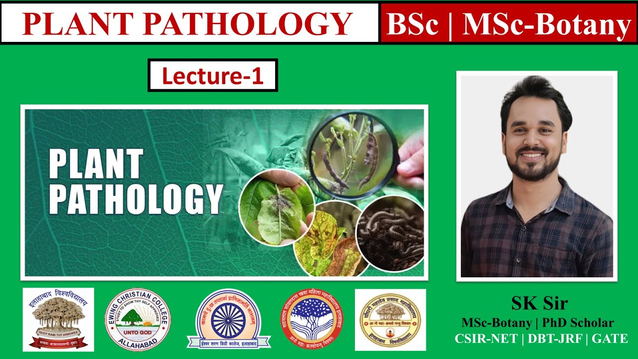 Plant Pathology | Lecture-1 | Definition of Disease | Inoculum | Host ...