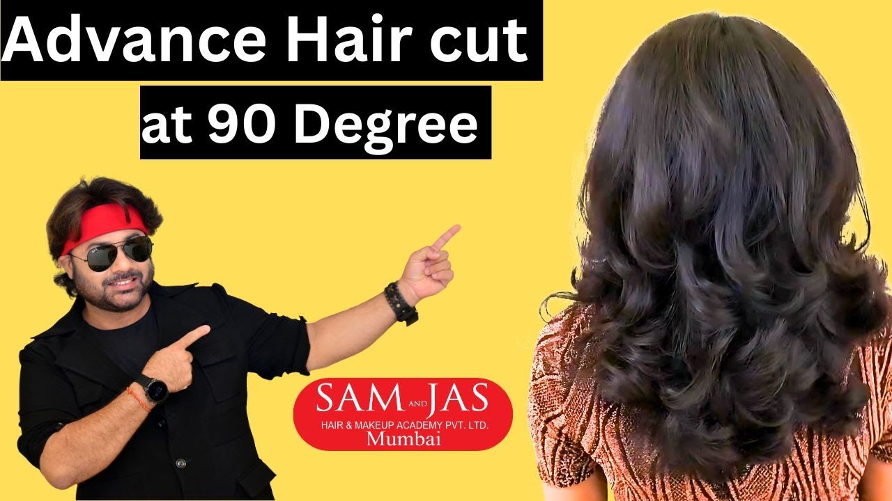 Advance Hair Cut at 90 degree with Horizontal Sections By Jas Sir from ...