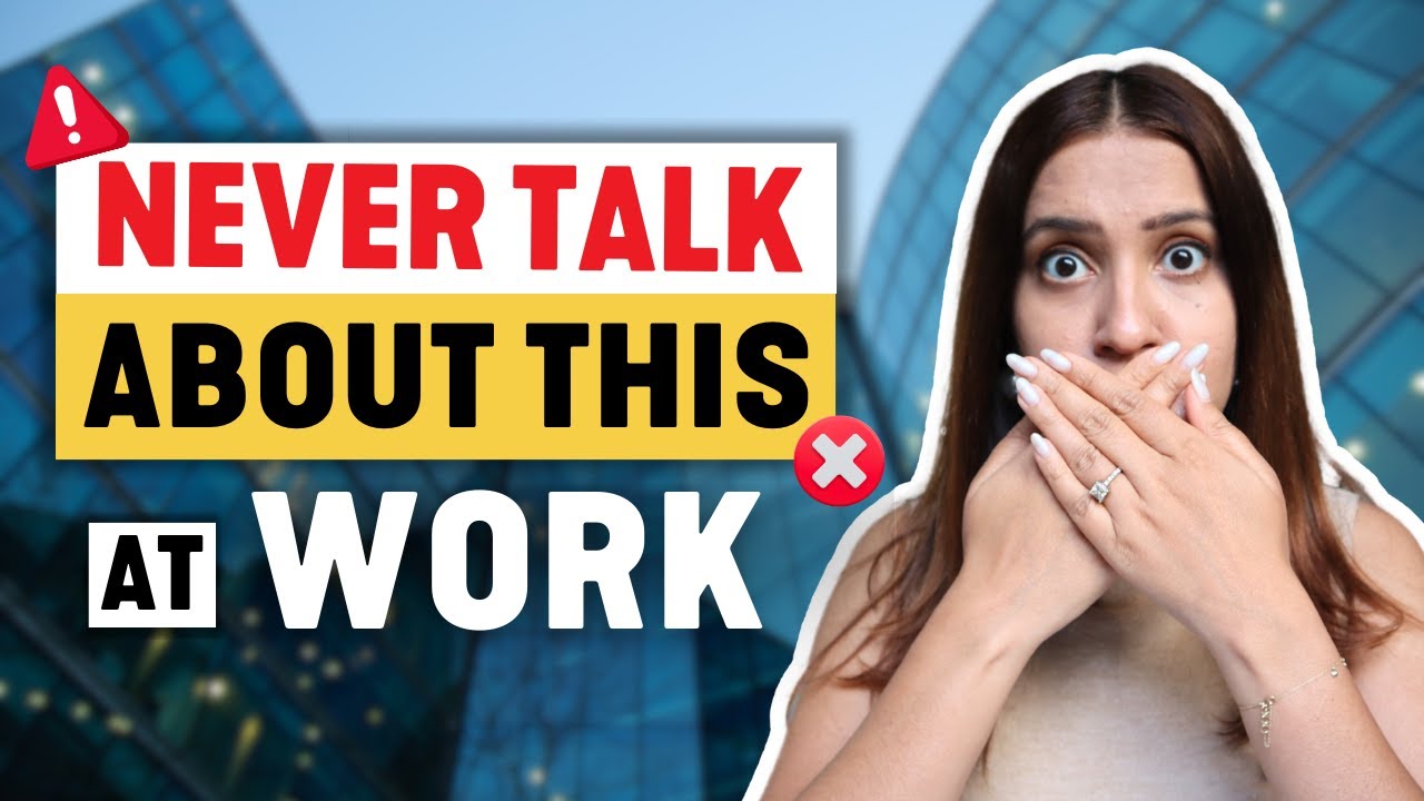 Co-workers are NOT your friends | Never talk about this at work - YouTube