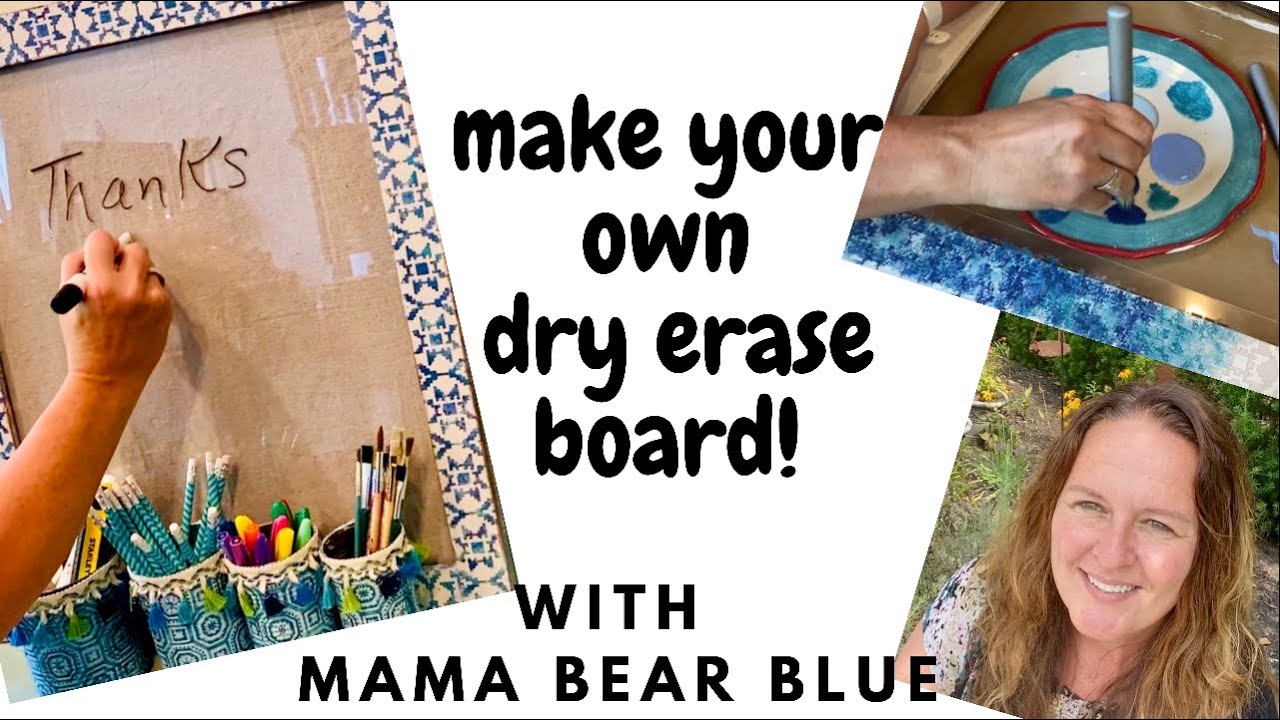 Make your own dry erase board at home! diy school supply organizers ...