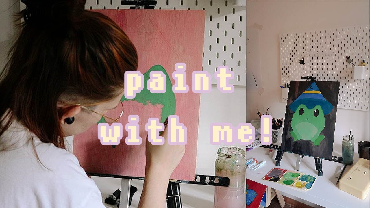 paint with me 🐸 - getting to know me and my art style, my long-term ...