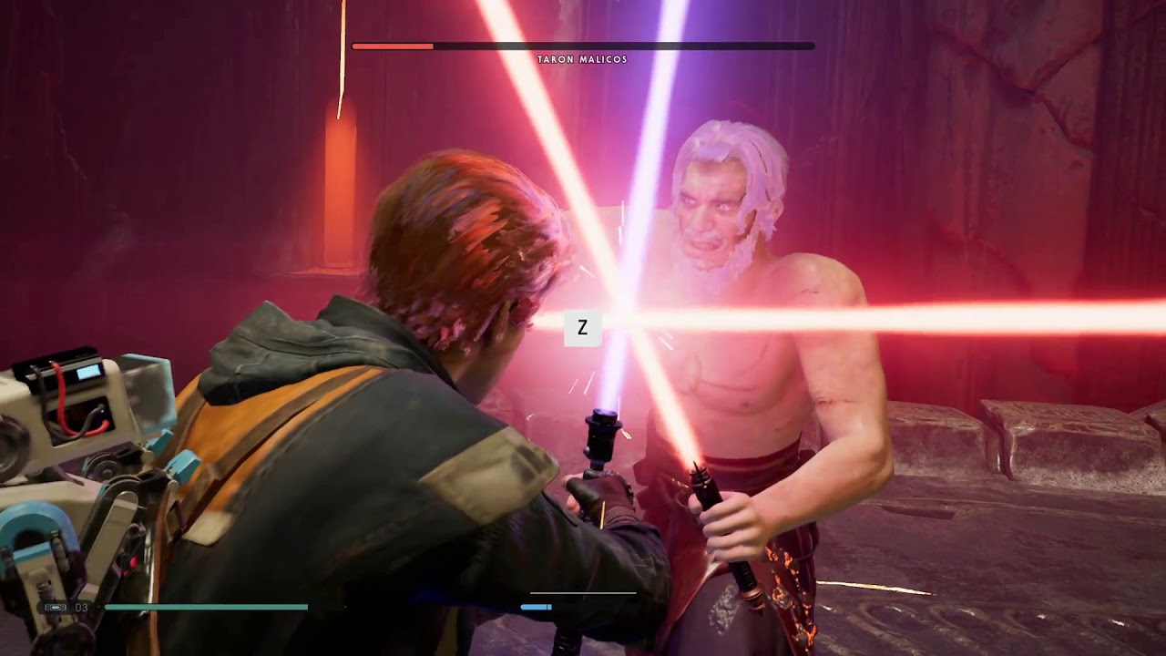 Jedi Fallen Order Taron Malicos Boss Fight - YouTube