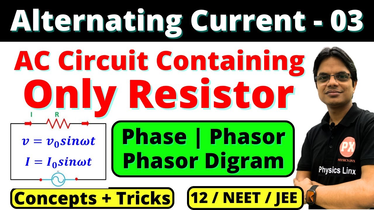 Alternating Current 03 I AC Circuit Containing Pure Resistor or Only ...