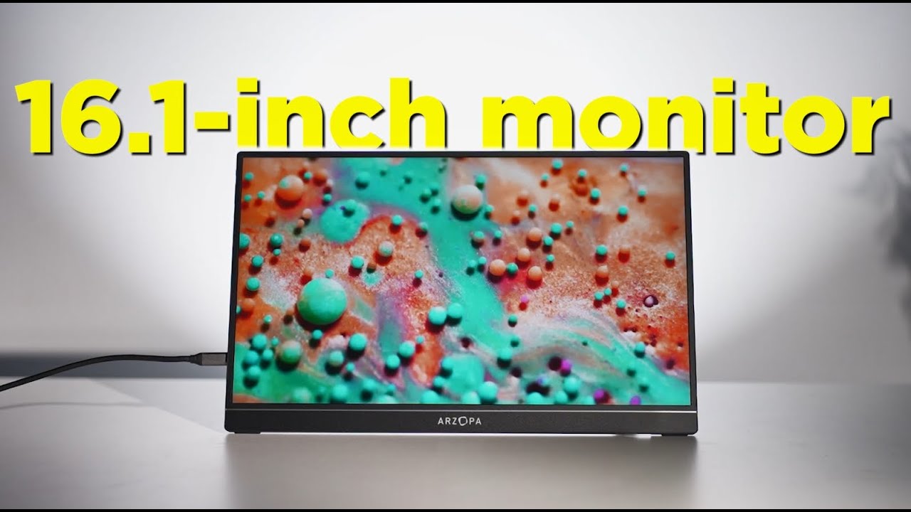 Compatible with multiple devices! ARZOPA Portable Monitor - YouTube