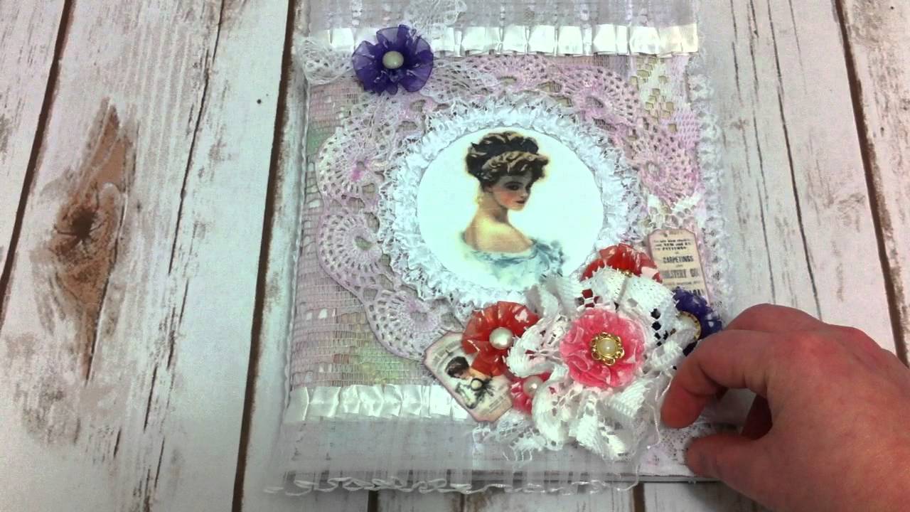 Altered composition book - YouTube