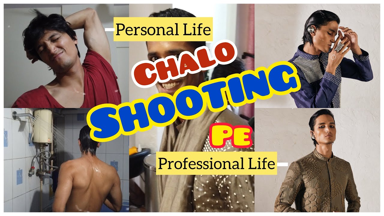 CHALO SHOOTING PE 😍 Personal v/s Professional Life #model #shooting # ...