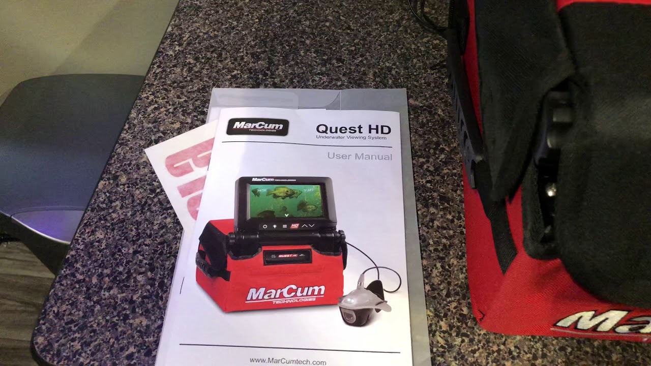 MarCum Quest HD underwater camera - YouTube