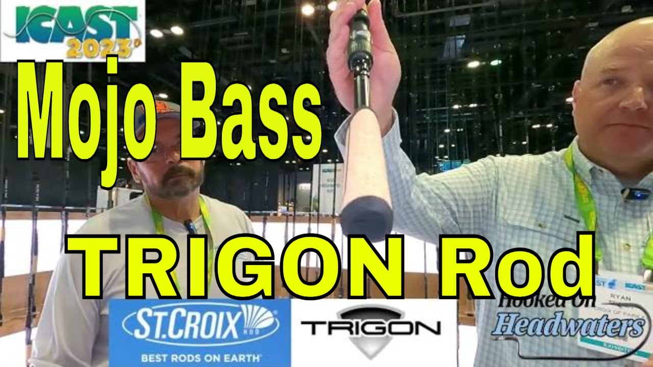 TRIGON St CROIX MOJO BASS ROD Reveal at ICAST 2023 - YouTube