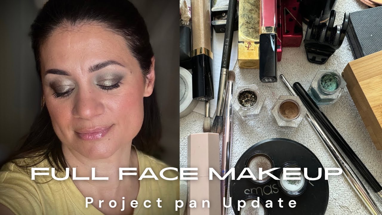 Full face makeup and project pan chat - YouTube