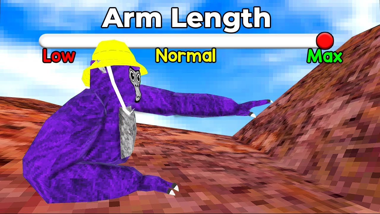 Gorilla tag with long arms! - YouTube