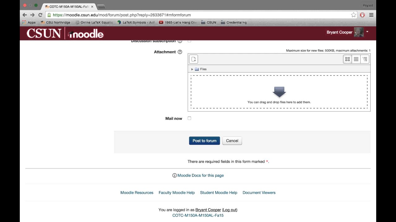 tutorial on how to use csun moodle - YouTube