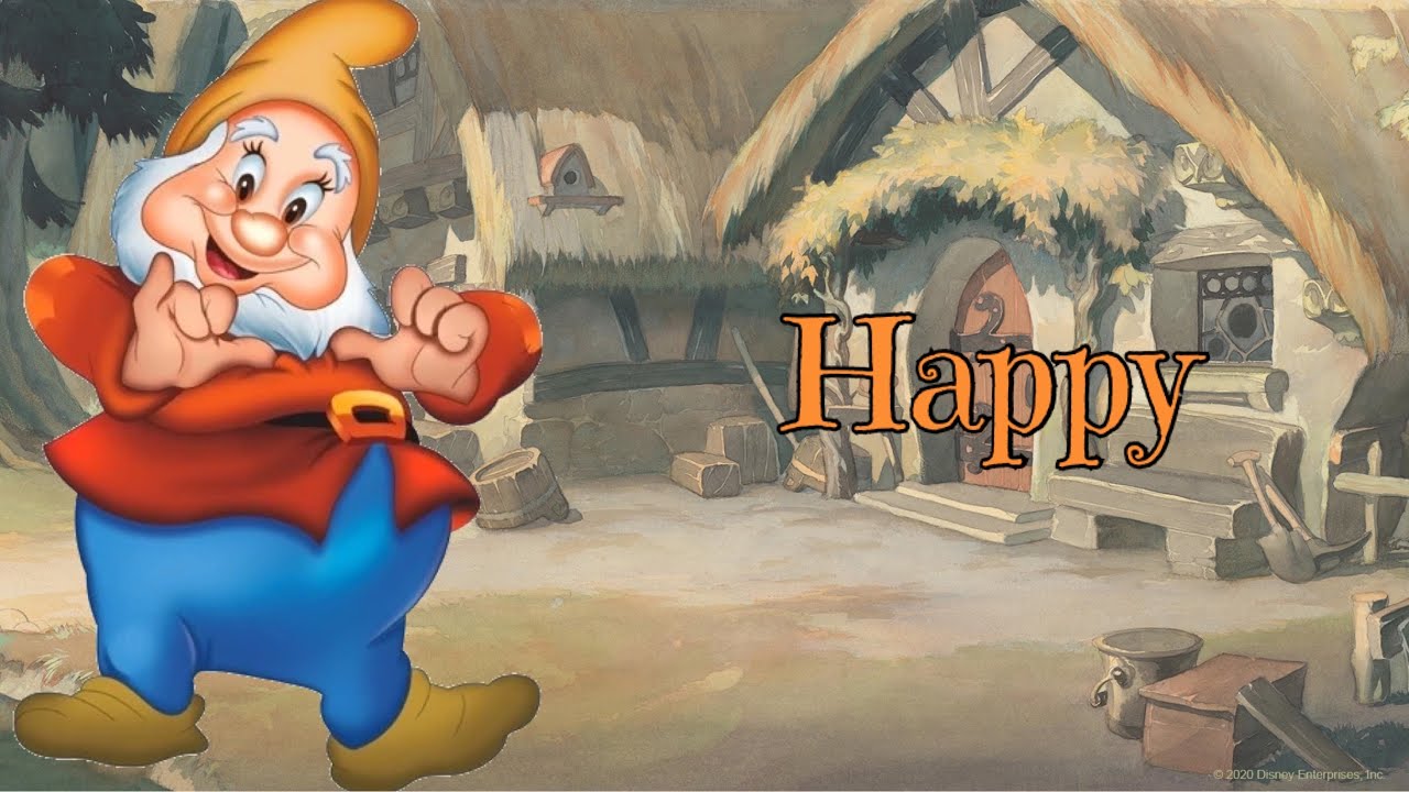 Snow White And The Seven Dwarfs Happy