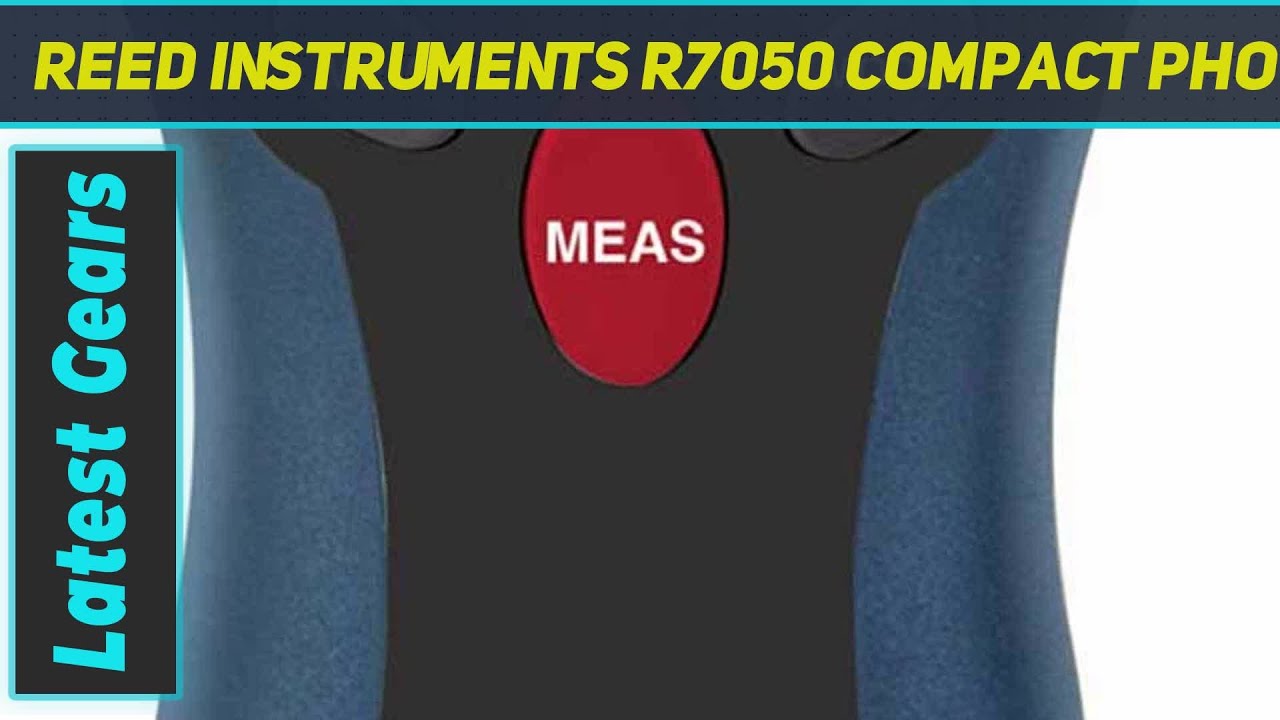 REED Instruments R7050 Compact Photo Tachometer and Counter - Review ...