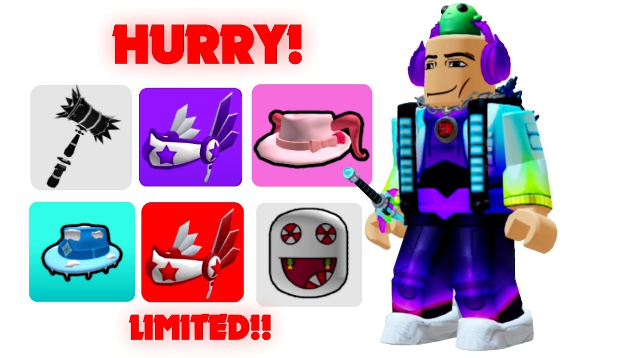 HURRY! GET ALL NEW FREE! ITEMS 🤯 (limited) ROBLOX ⭐ - YouTube