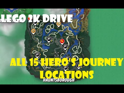 LEGO 2K Drive - ALL 15 Hero's Journey Locations - Hauntsborough Map ...