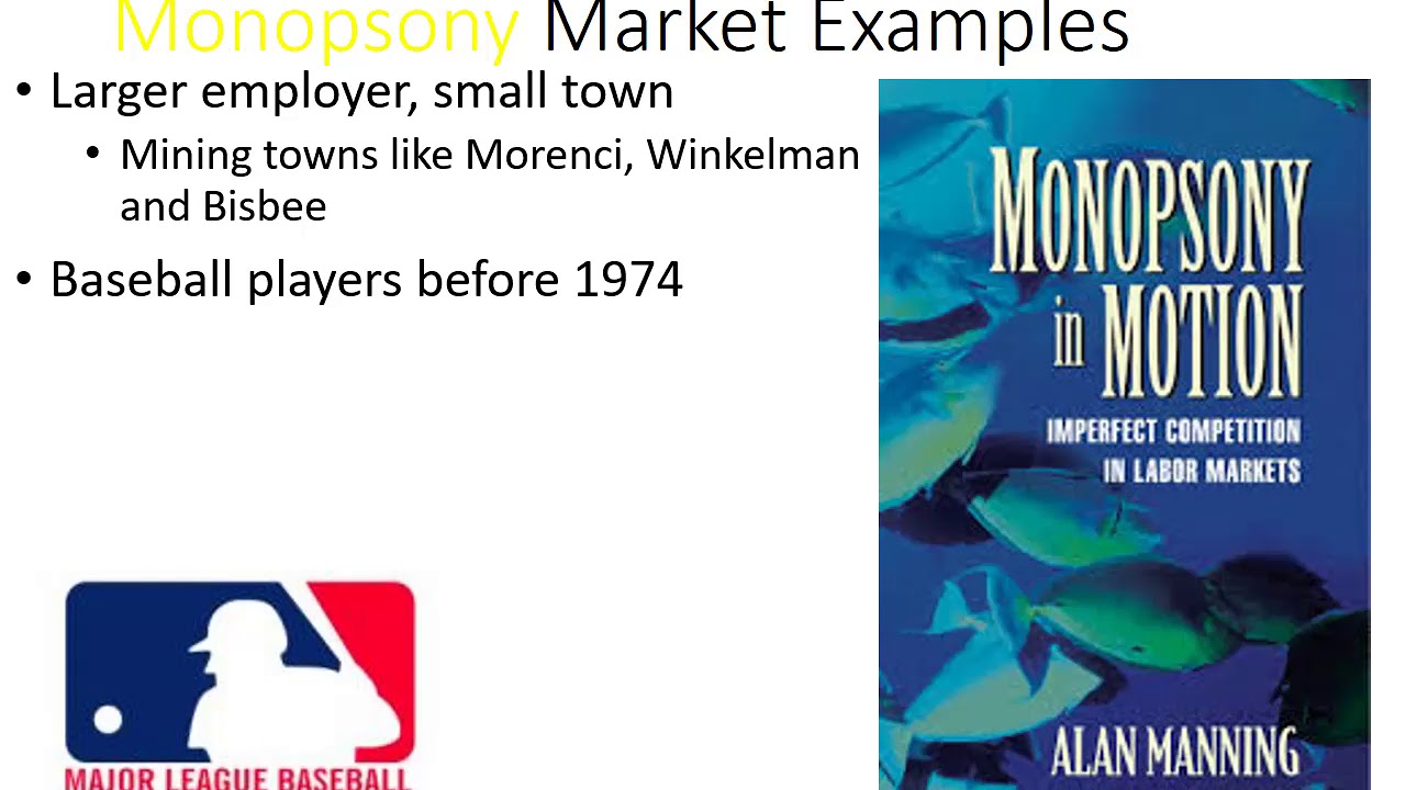Monopsony Definition and Market Power - YouTube