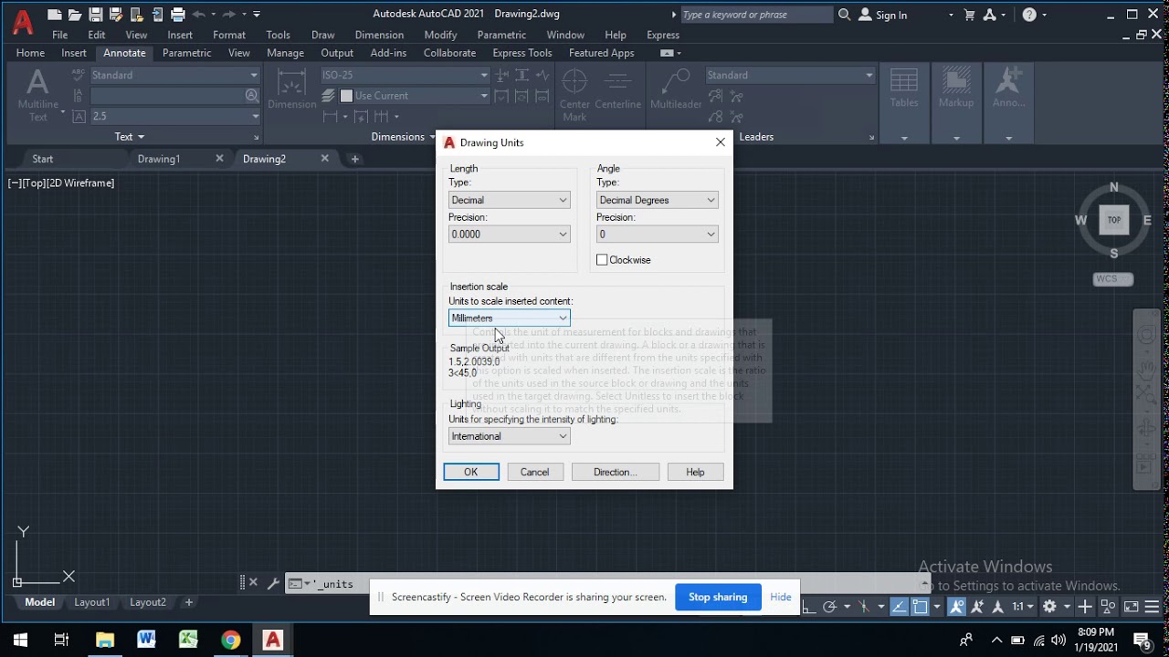 CARA MENGATUR AWAL/SETTING AWAL MENGGAMBAR 2D MENGGUNAKAN AUTOCAD - YouTube