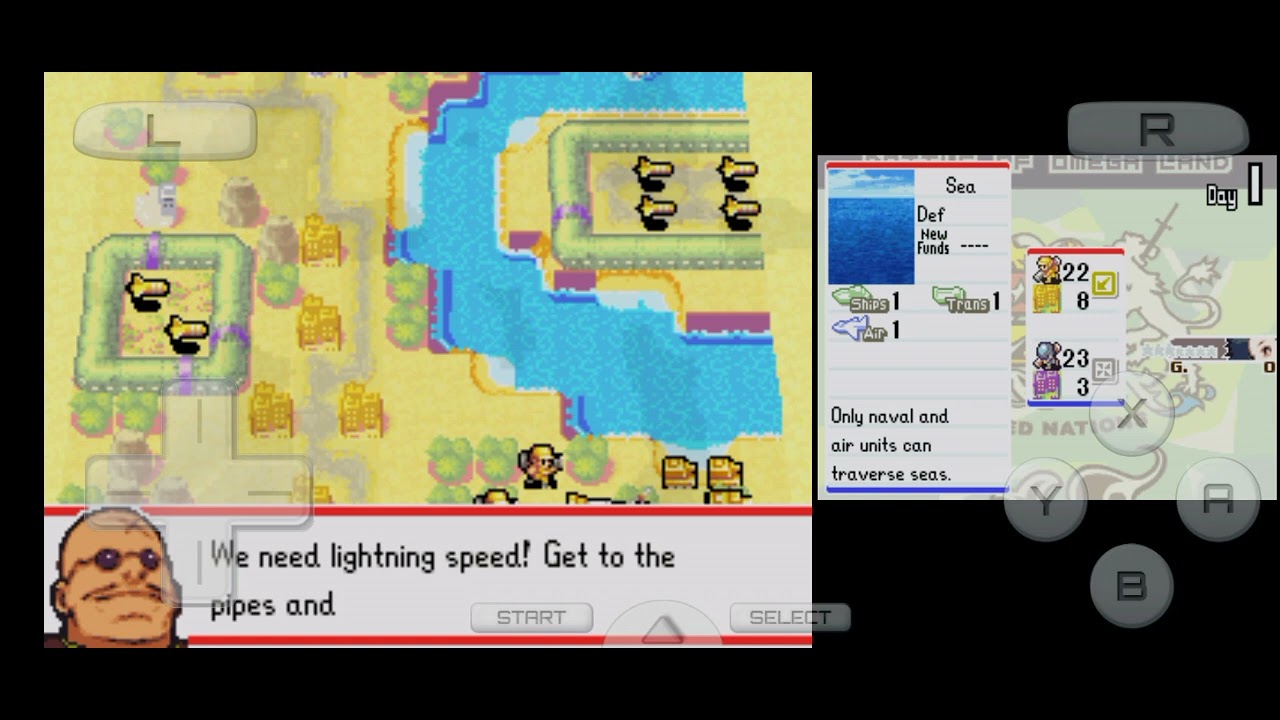 Advance Wars Dual Strike Gameplay Game Over/ Yield Lash's Test (Normal ...