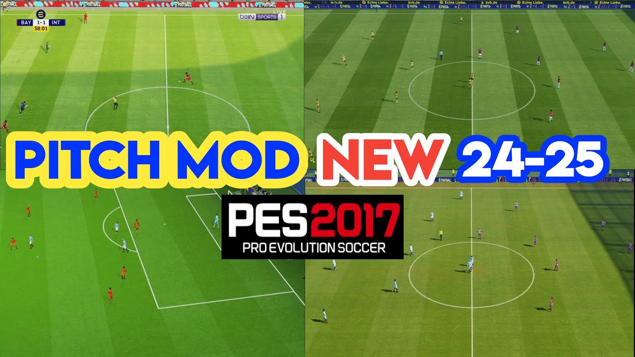 PES 2017 Turf AIO Update Pitch Mod Season 2025 - YouTube