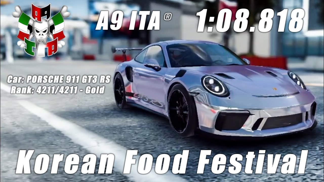 Asphalt 9 PORSCHE 911 GT3 RS - Final Stage Korean Food Festival - 01.08 ...