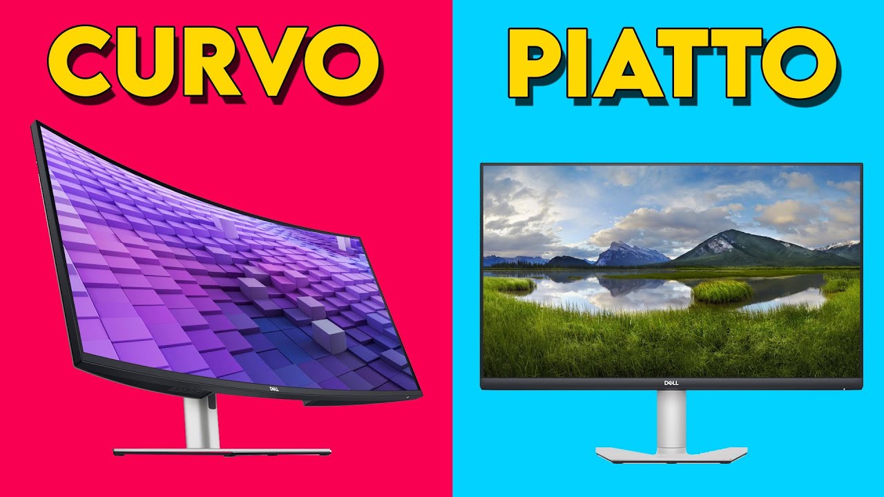 MONITOR CURVO vs. PIATTO, quale acquistare e quando ? - YouTube