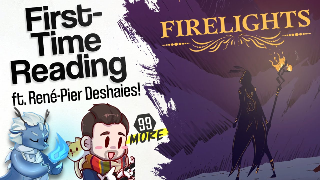 a one-page TTRPG! reading FIRELIGHTS with the author! - YouTube