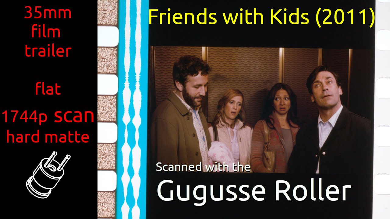 Friends with Kids (2011) 35mm film trailer, flat hard matte, 1744p ...