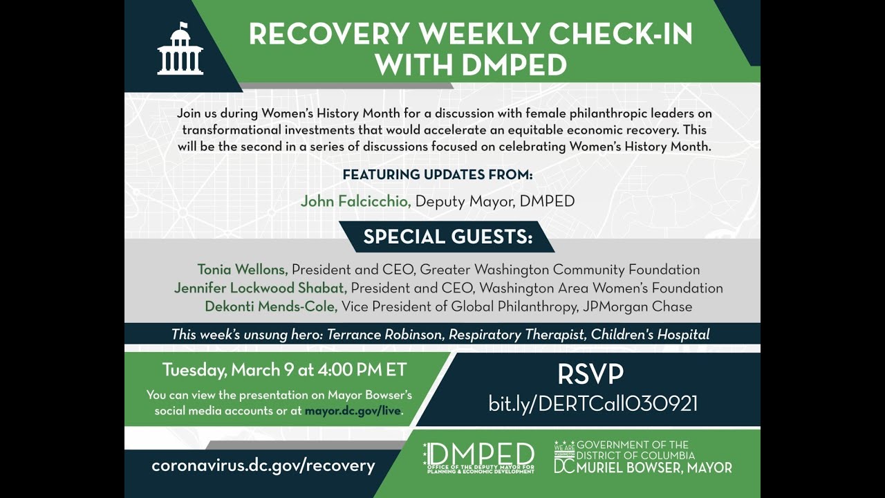 DMPED Business TeleTownHall, 3/9/21 - YouTube