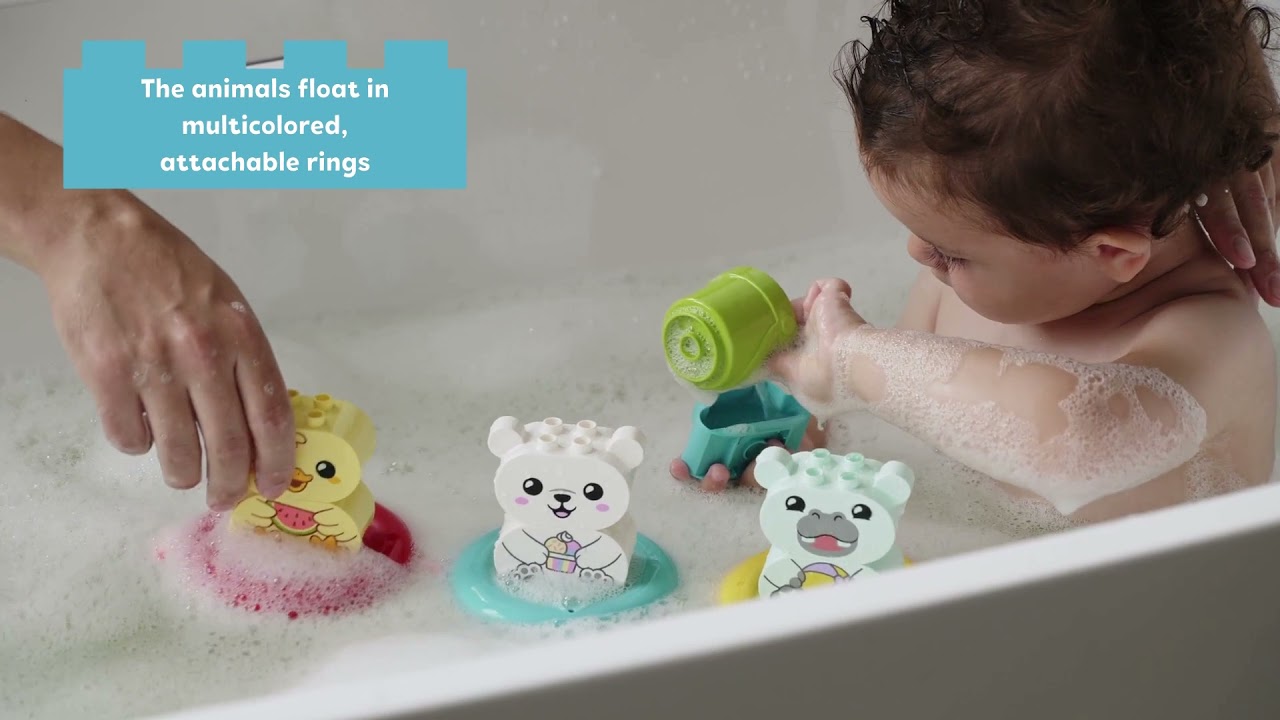 LEGO 10965 DUPLO Creative Play Bath Time Fun Floating Animal Train ...