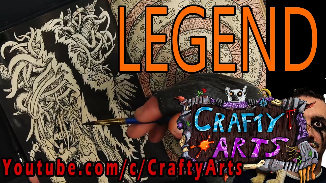 47 Legend Steve Cosmic Horror Book Gotta Art Fast - YouTube
