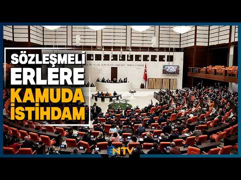 Sözleşmeli Askerlere Kamu İstihdamı! Uzman Erbaş Kanunu Yasalaştı | NTV