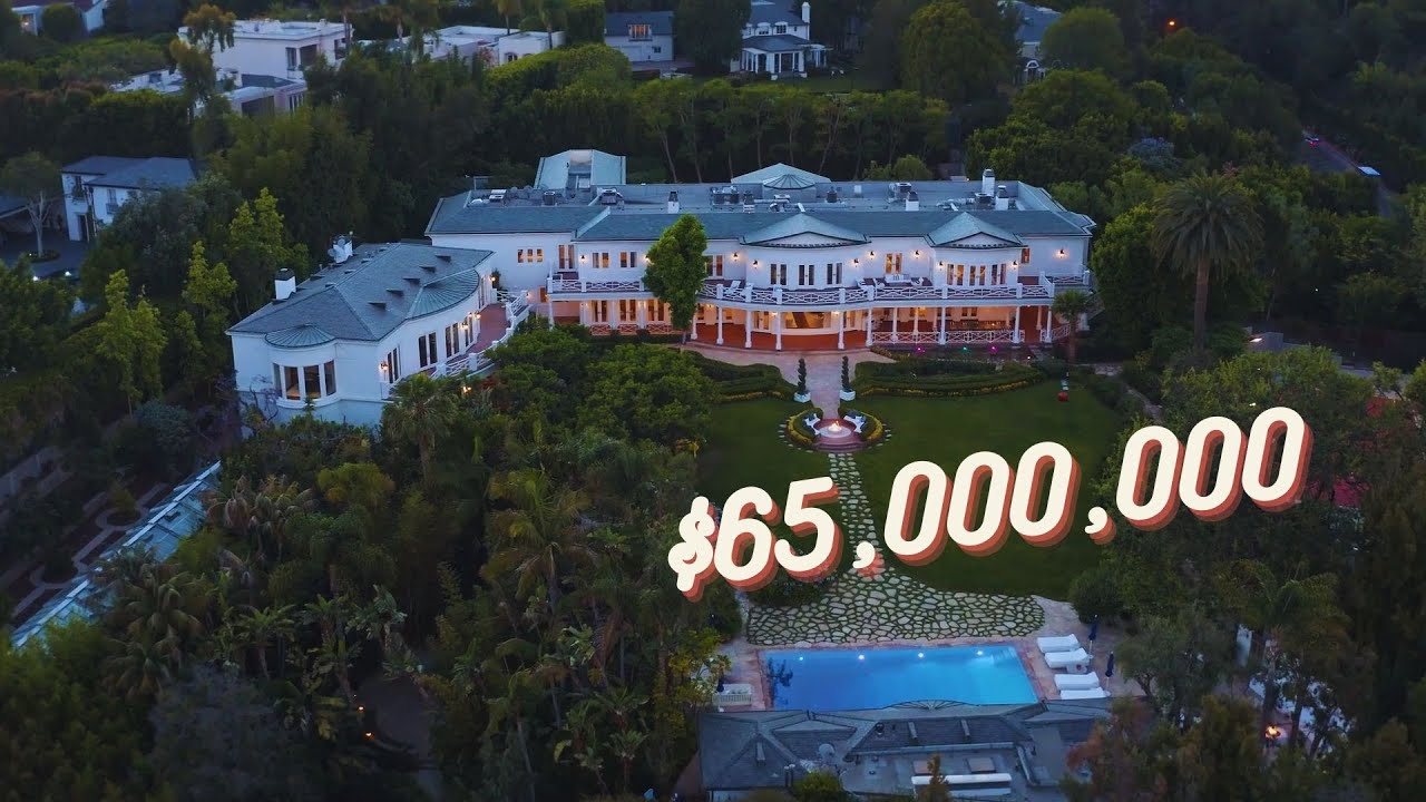 Discover the Hidden Secrets of the $65M AZRIA ESTATE in Holmby Hills ...