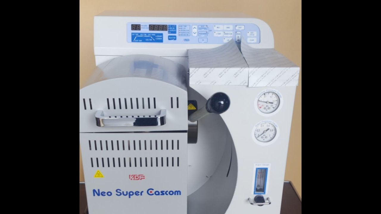 Brand New KDF Neo Super Cascom casting furnace for sale - YouTube