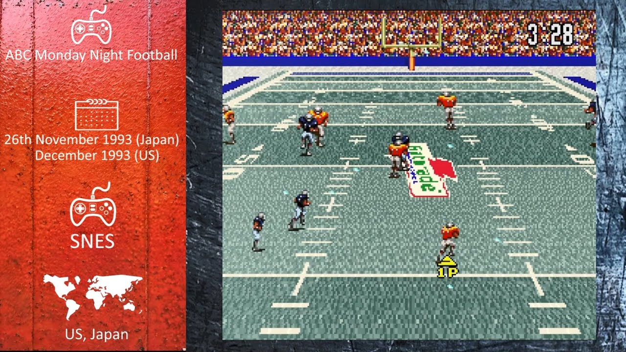Console Sports Games of 1993 - ABC Monday Night Football - YouTube