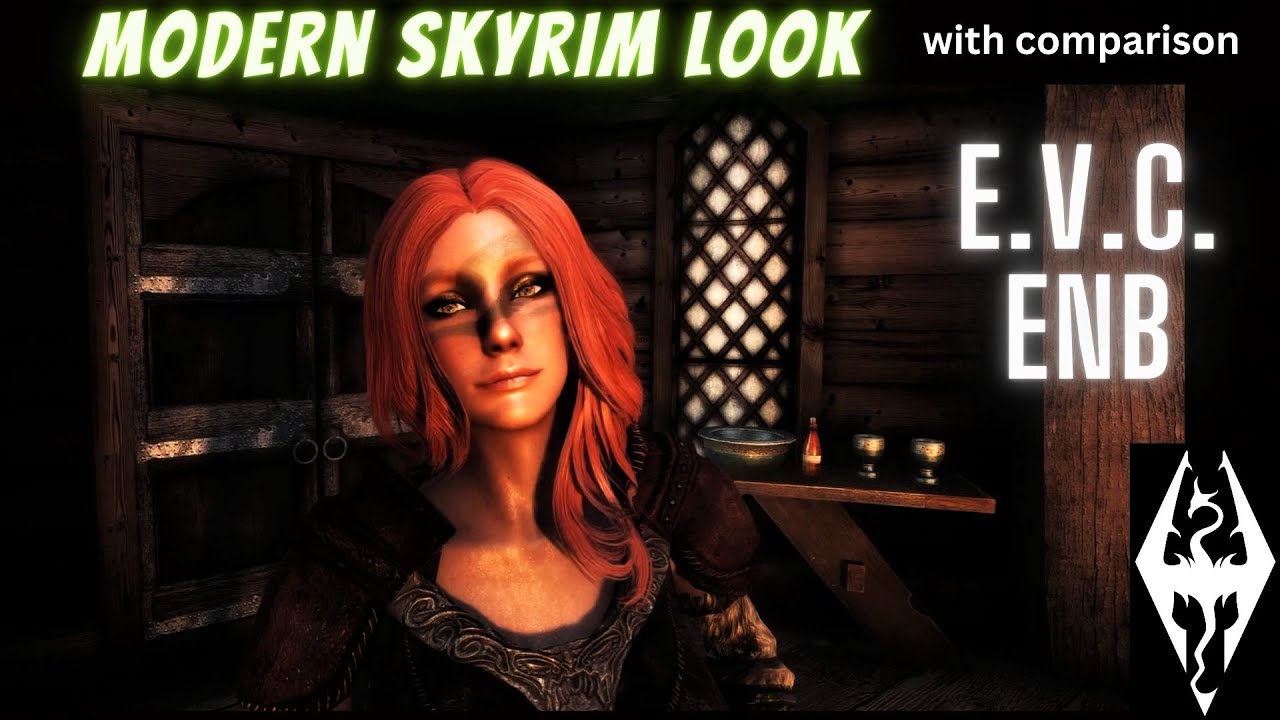 Modern pretty SKYRIM look ULTRA modded E.V.C. ENB 1.30 #skyrimmods ...