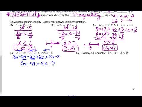 Math 109--1.7--Linear and Abs Value Inequalities - YouTube