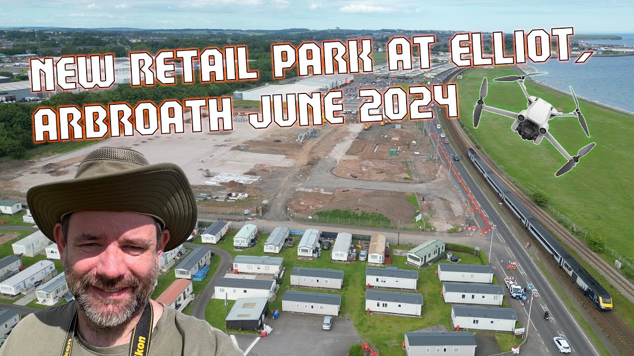 New retail park development, Elliot, Arbroath. - YouTube