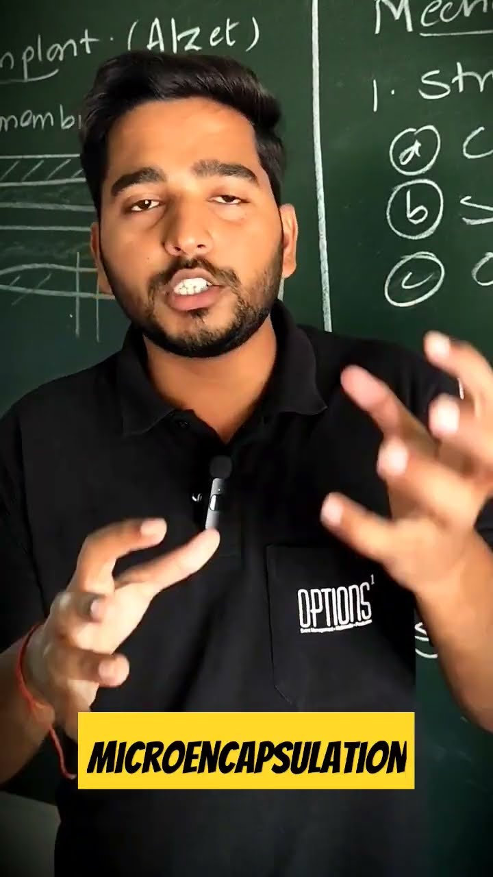 Microencapsulation| NDDS 7th semester #ytshorts #shorts #shortvideo # ...